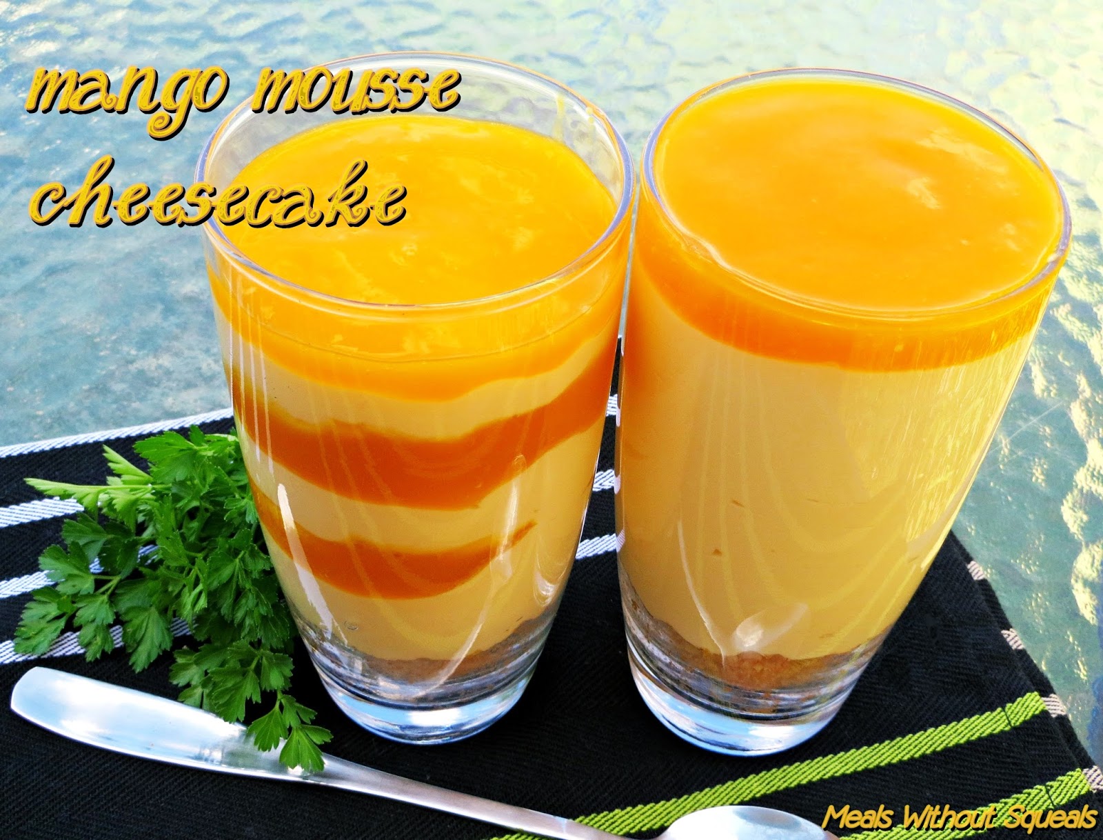 meals without squeals: Vegan Mango Mousse Cheesecake