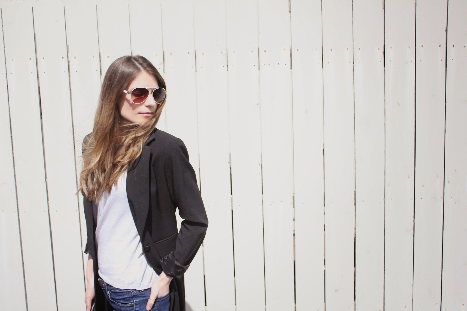 Outfit Of The Week: A Long Jacket - Cassie Brady