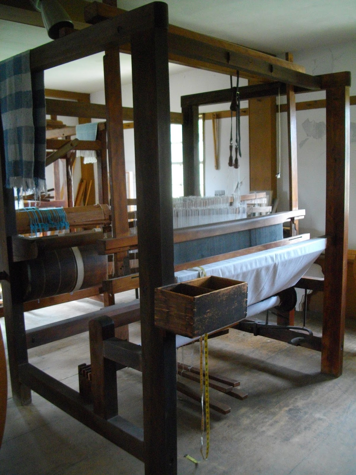 Reggie the Potter... and Tape Loom Weaver: Shaker Looms... A Visit to ...