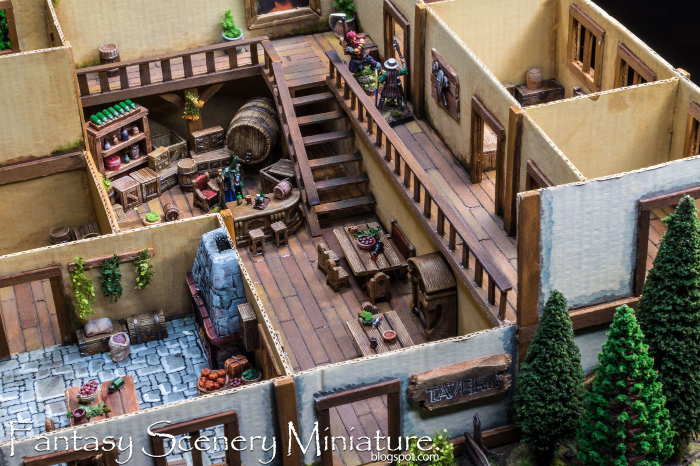 Fantasy Scenery Miniature: The Tavern