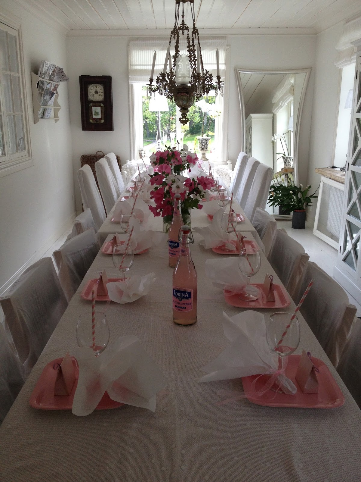 Michelle´s Passion & Lantliv i Häggvall: Dukningen från dopet...