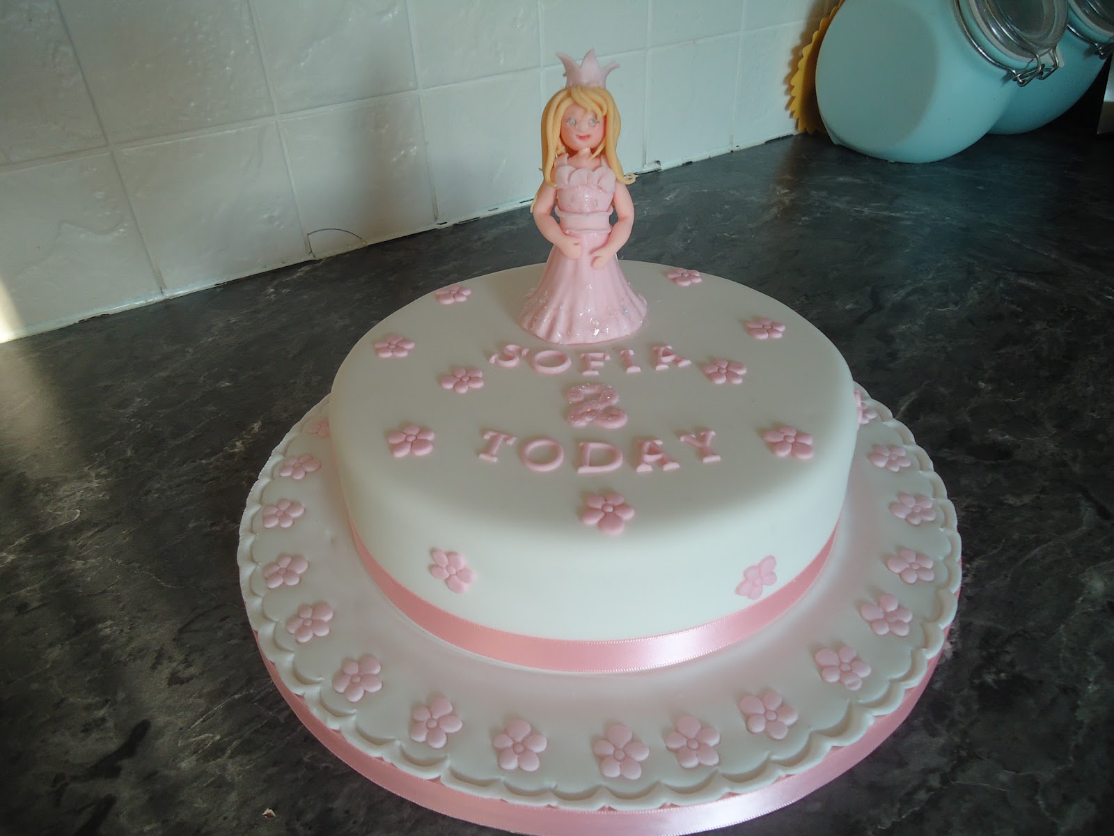 Nana Jeannie's Cake Notes: Cake Note 53: 'Happy Birthday, Two Today'!