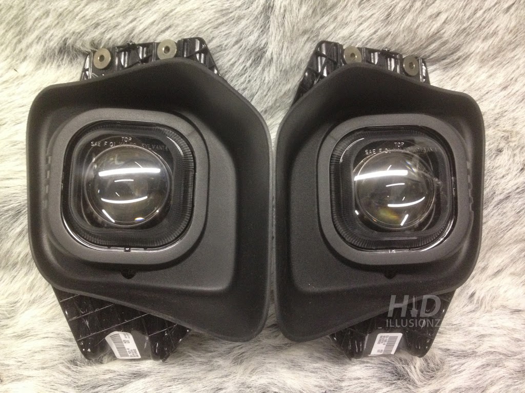 HID ILLUSIONZ: Ford F-350 Morimoto Mini H1 Projector Fog-Light HID Retrofit
