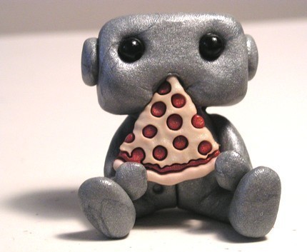 That Figures: NEWS: Sleepy Robot 13 Hand-Made Figurines