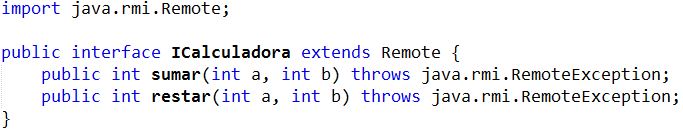 RMI: un ejemplo práctico