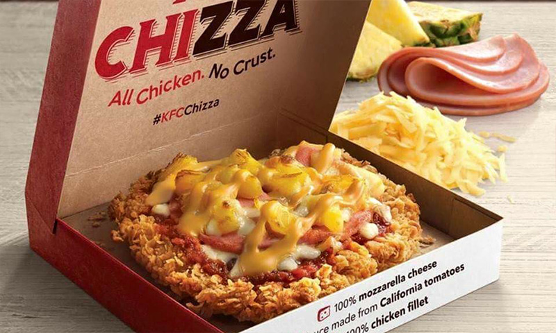 kavoniho žrádlo: Chizza Pepperoni a Chizza Italiana, KFC