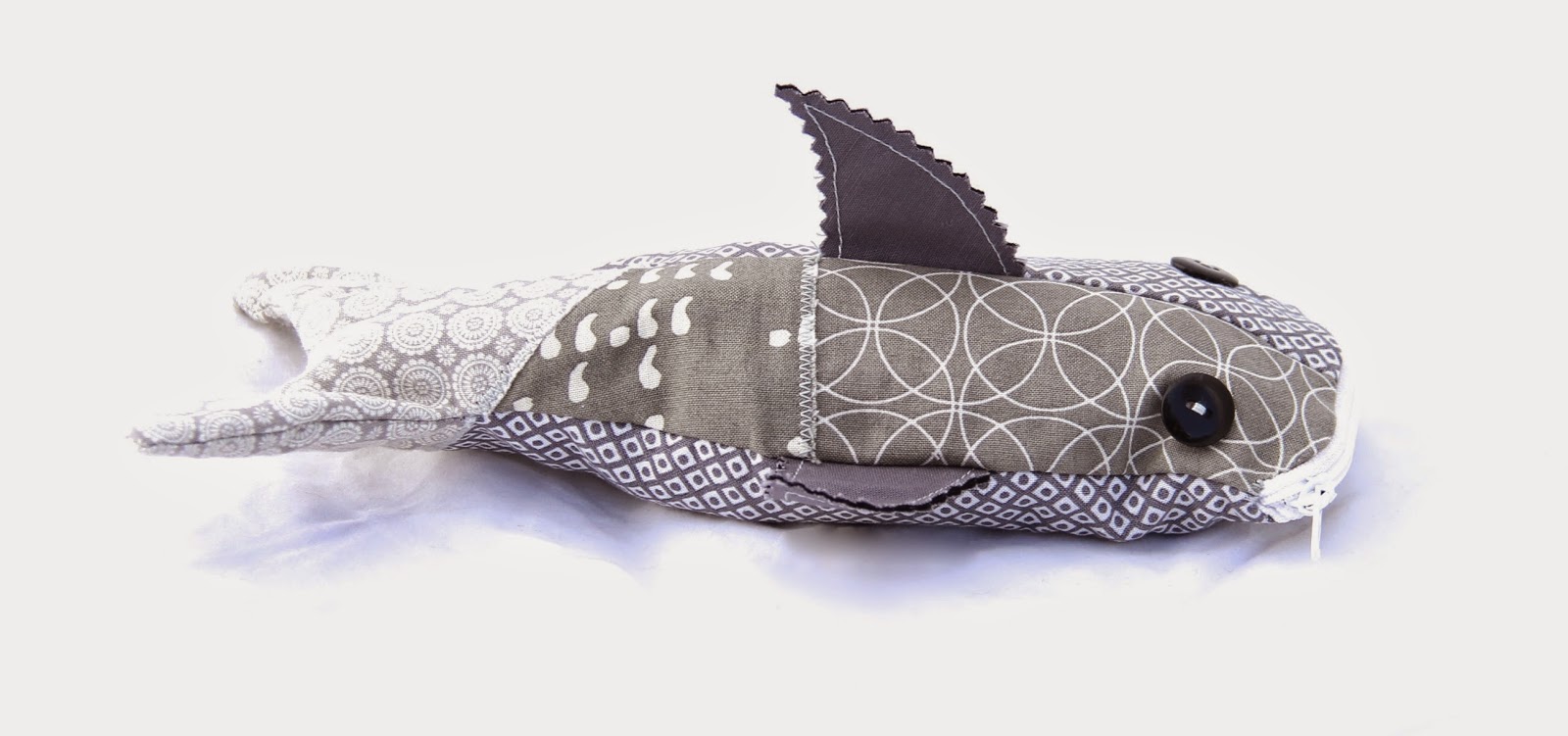 created blissfully: Shark Pencil Case