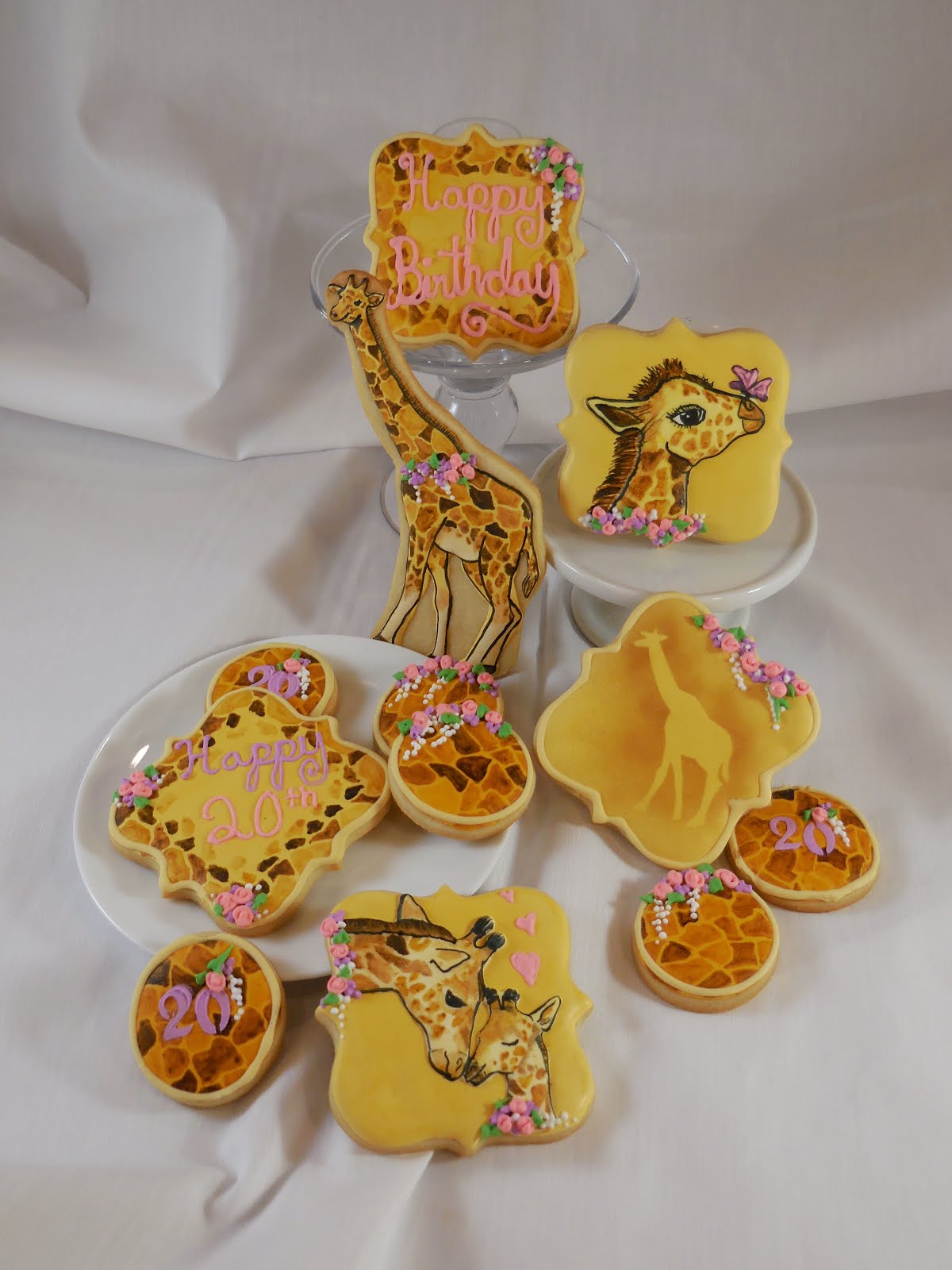 Something Sweet: Giraffe Birthday Cookies