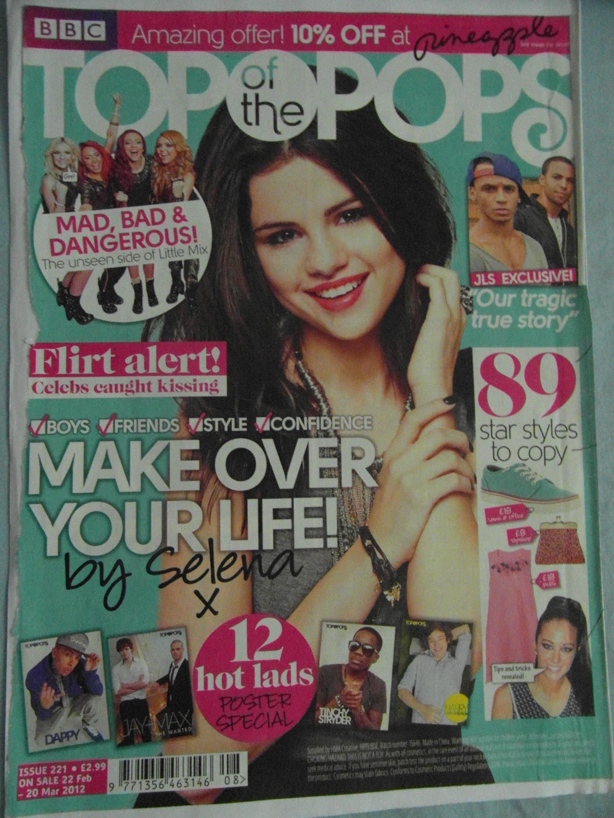 Claire's AS Media Studies: Pop Music Magazine Analysis- 'Top of the ...