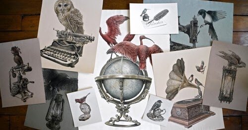 Design Stack: A Blog about Art, Design and Architecture: Ink Drawings ...