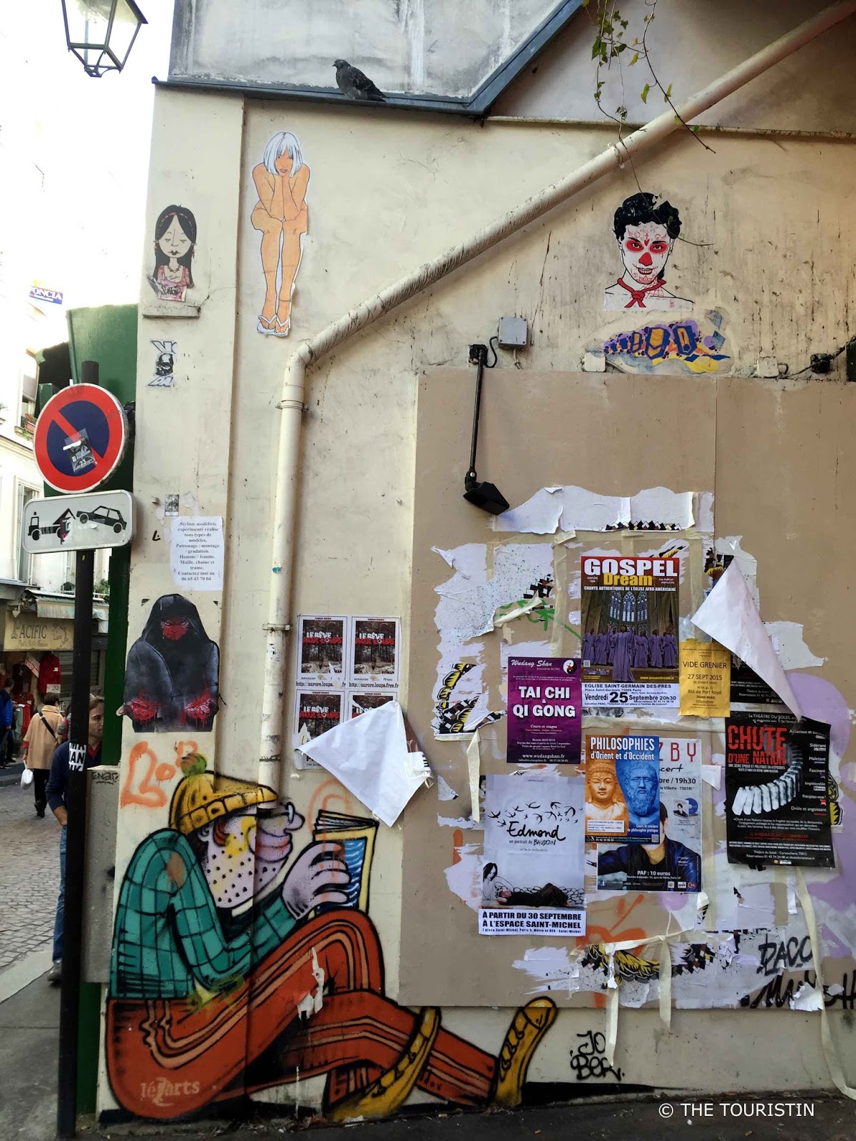 THE TOURISTIN: Travel France. 22 Street Art photos from five different ...
