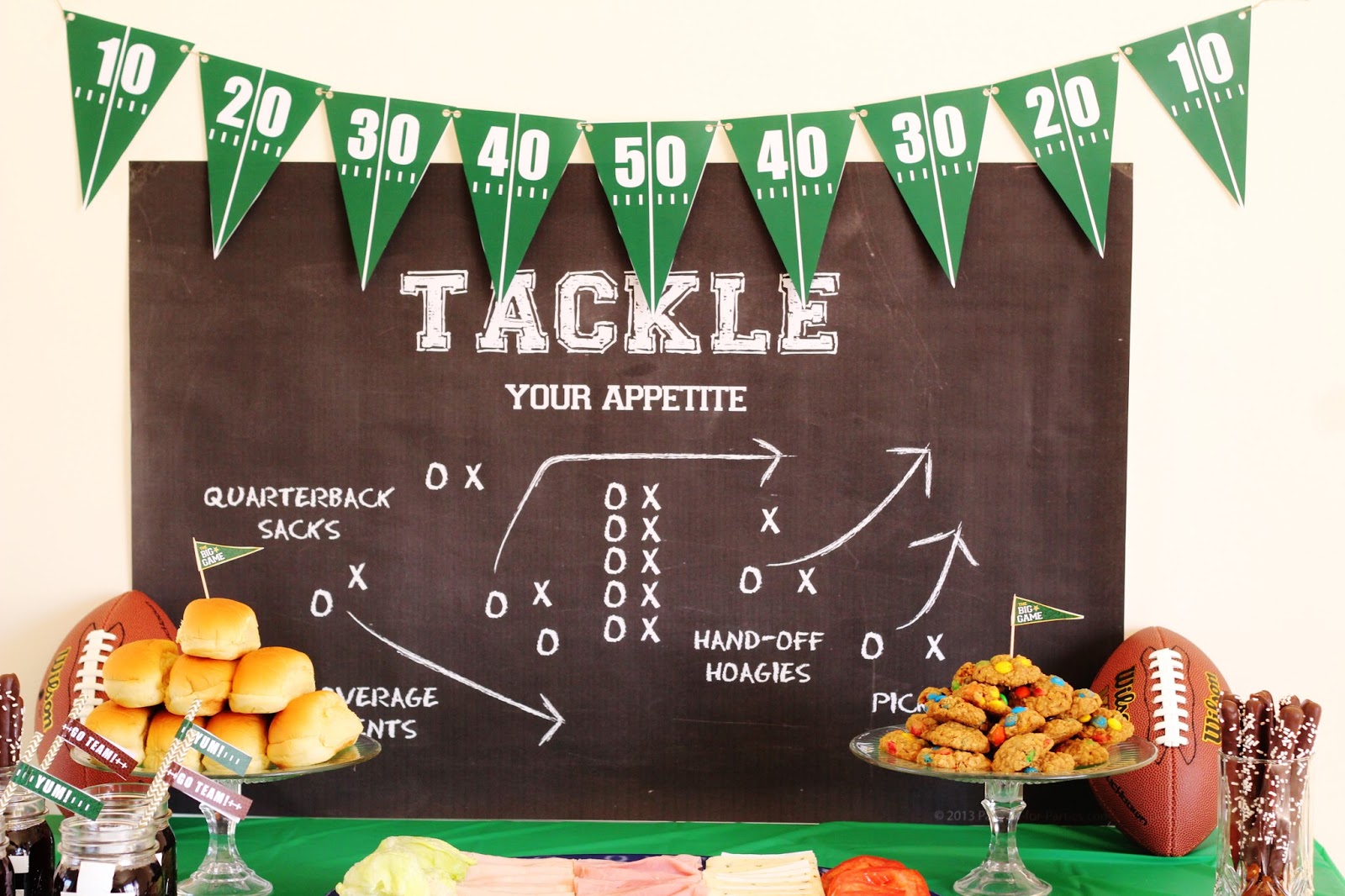 Super Bowl Party Inspiration + Free Printables