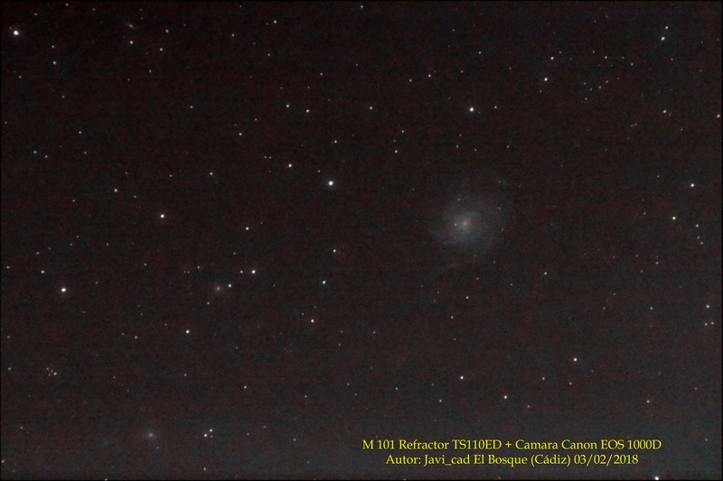 Observando el Universo: Galaxia Messier M 101, NGC 5485, NGC 5486, NGC ...