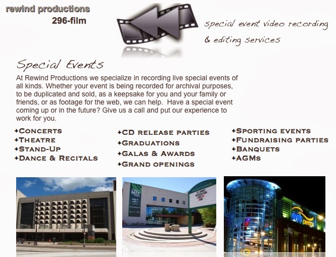 rewind productions: Special Events