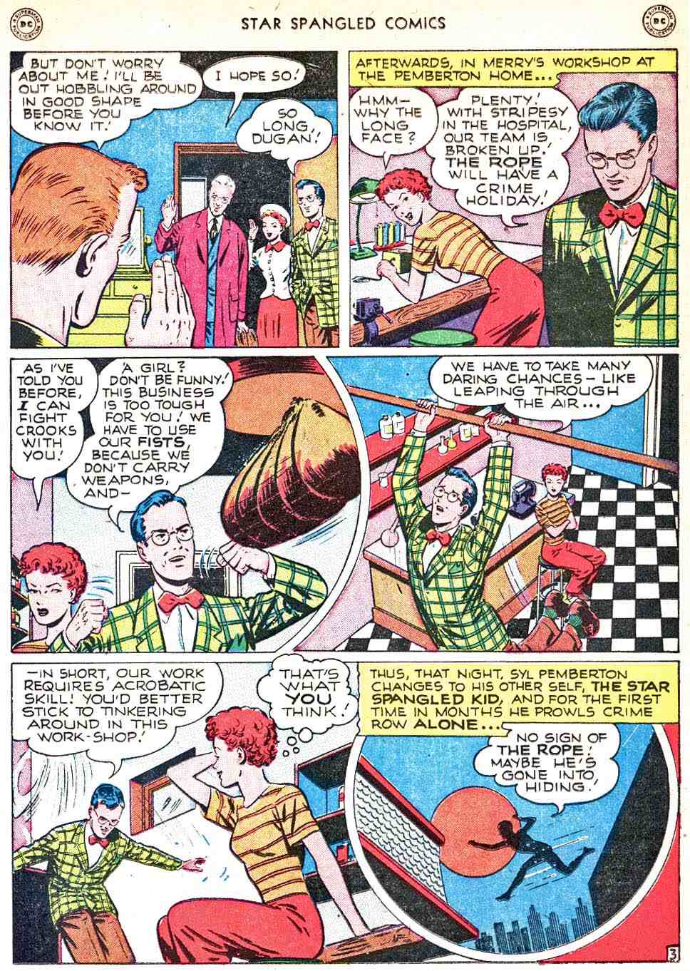 Four-Color Shadows: The Star-Spangled Kid and Merry, Girl of 1000 ...