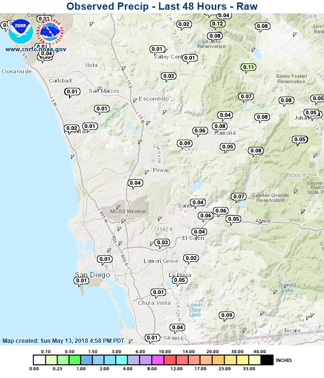 San Diego Weather Center : May 2018