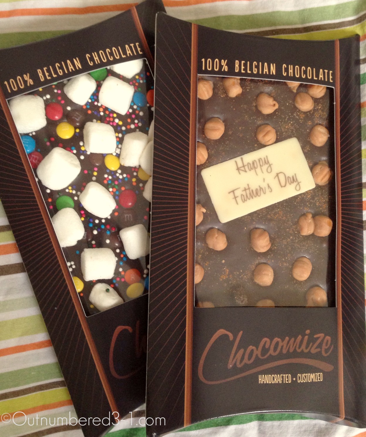 Chocomize - Customized Chocolate Bars for Father's Day - Outnumbered 3 to 1