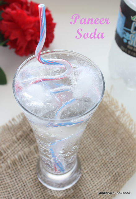 Sandhiya's Cookbook: Paneer Soda | Rose Soda | Summer Drinks