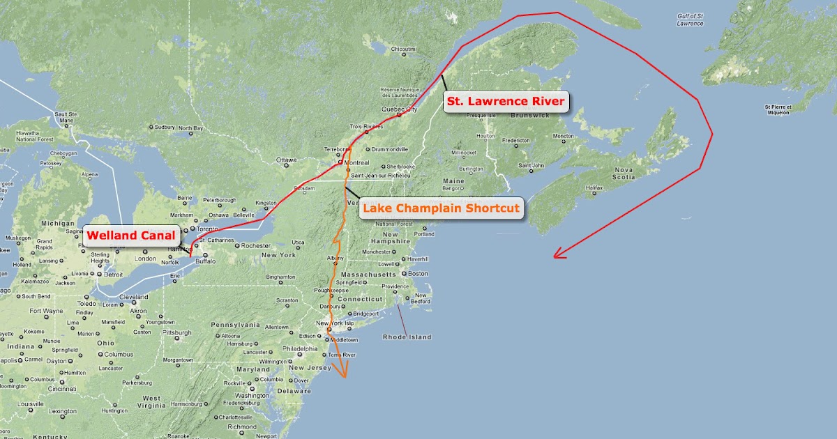 Escape to the Sea: How to get from the Great Lakes to the Caribbean