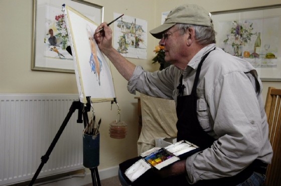 The Watercolour Log: New Charles Reid Portrait DVD