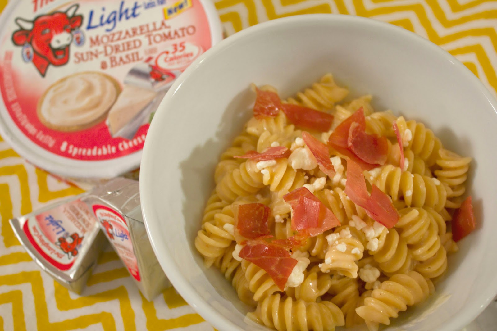 Munched: Creamy Laughing Cow Pasta with Prosciutto