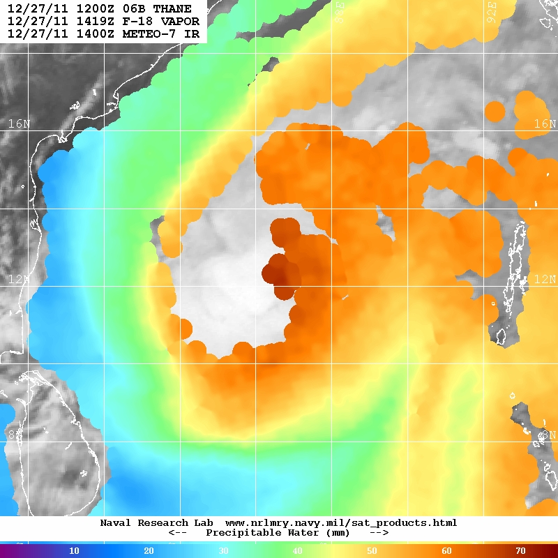 METD WEATHER: Tropical Cyclone BOB D1 Update 2 ( TS Thane)