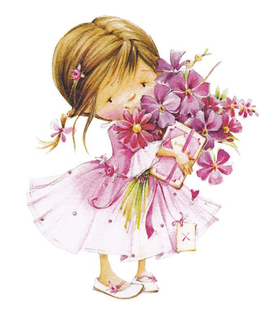 Dolls para Decoupage - Cia dos Gifs