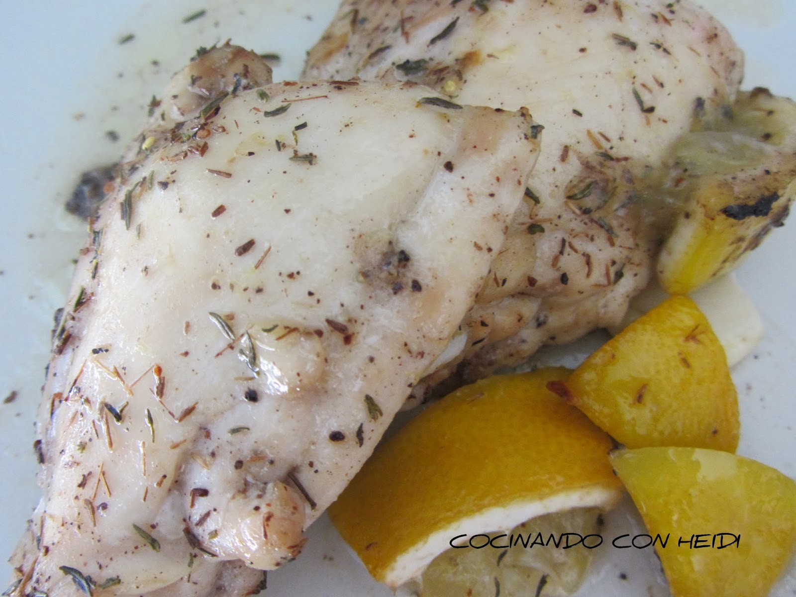 Cocinando con Heidi: Pollo al Horno con Limón