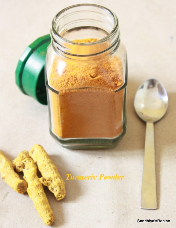 Sandhiya's Cookbook: Turmeric powder | Haldi | Home made Turmeric powder