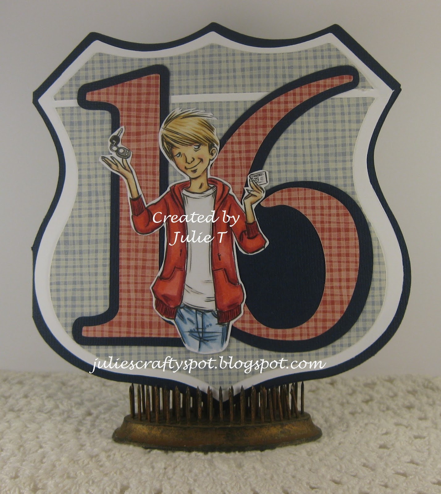 Julie's Crafty Spot: 16th Birthday CArd