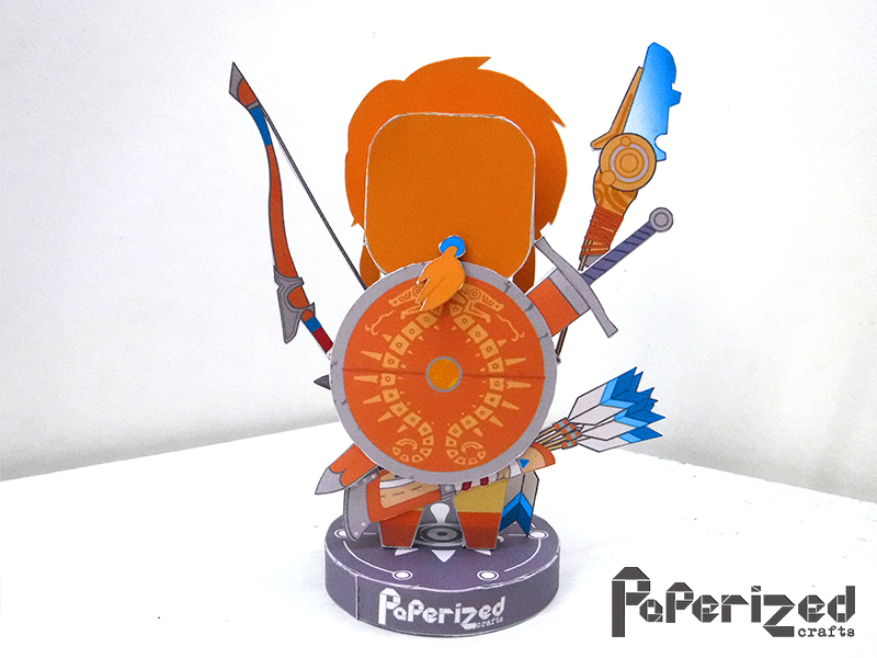 The Legend of Zelda: Breath of the Wild - Link Papercraft | Paperized ...