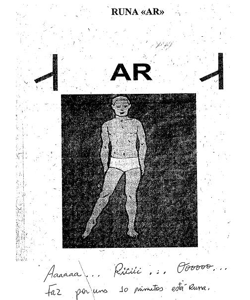 POSTURAS SAGRADAS RÚNICAS - RUNAS - RUNENYOGA: 7 - RUNA AR