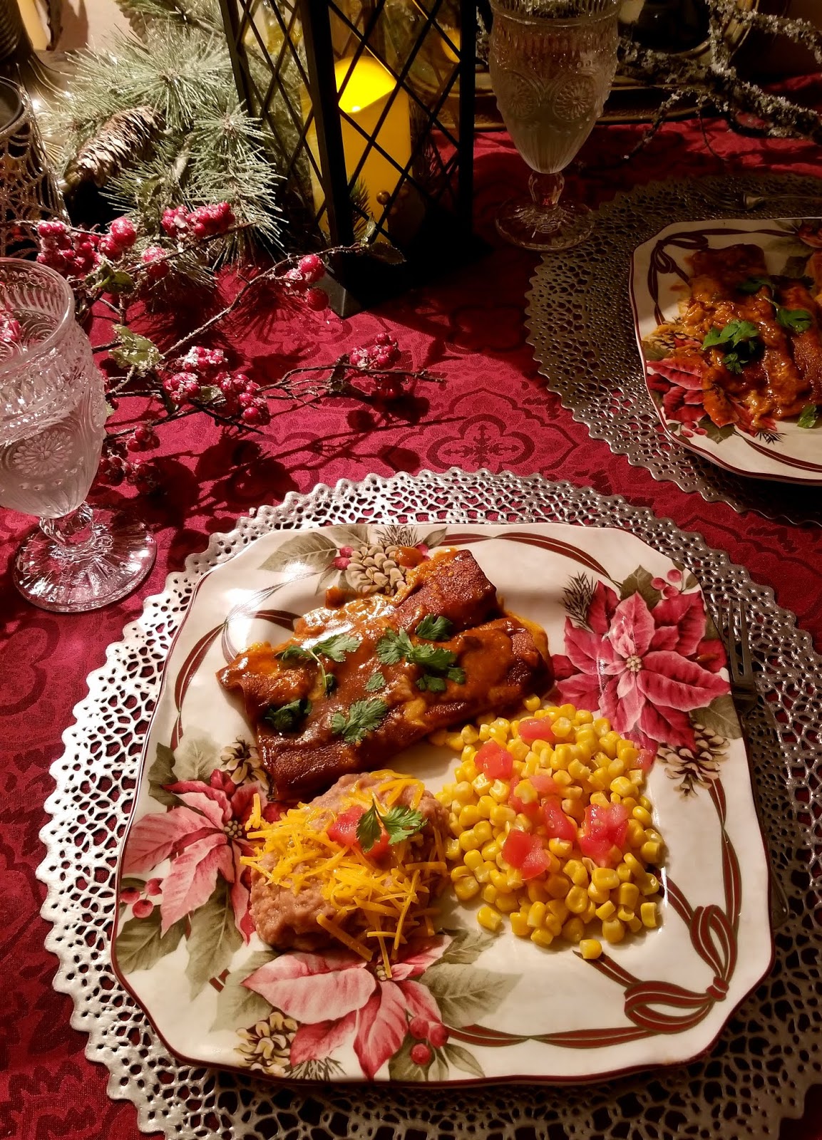 Spider Violets: Our Yule Dinner