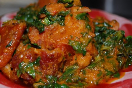 Spicy food and recipes: EFO RIRO AND POUNDED YAM