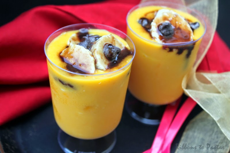 Mango Custard - Ribbons to Pastas