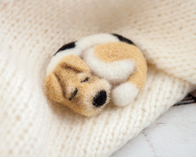 Adorable Felt Animal Brooches by Wool Creations Store / The Beading Gem