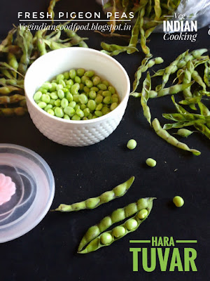 Veg Indian Cooking: Masaledar Hare Tuvar Ki Sabzi