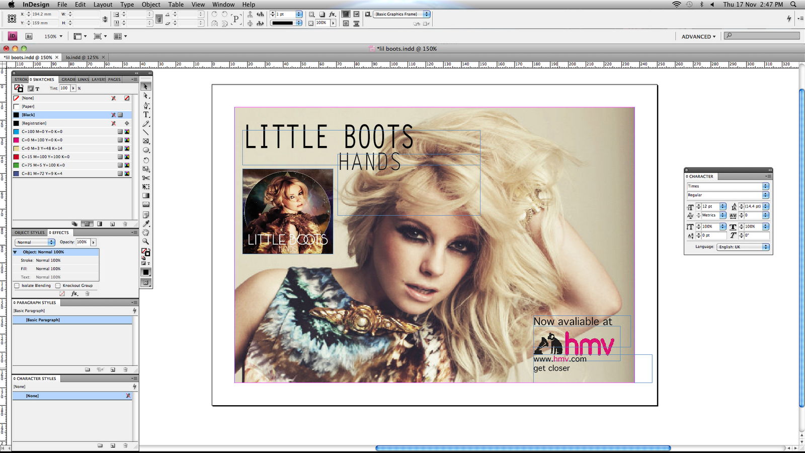 Media A2: Poster InDesign