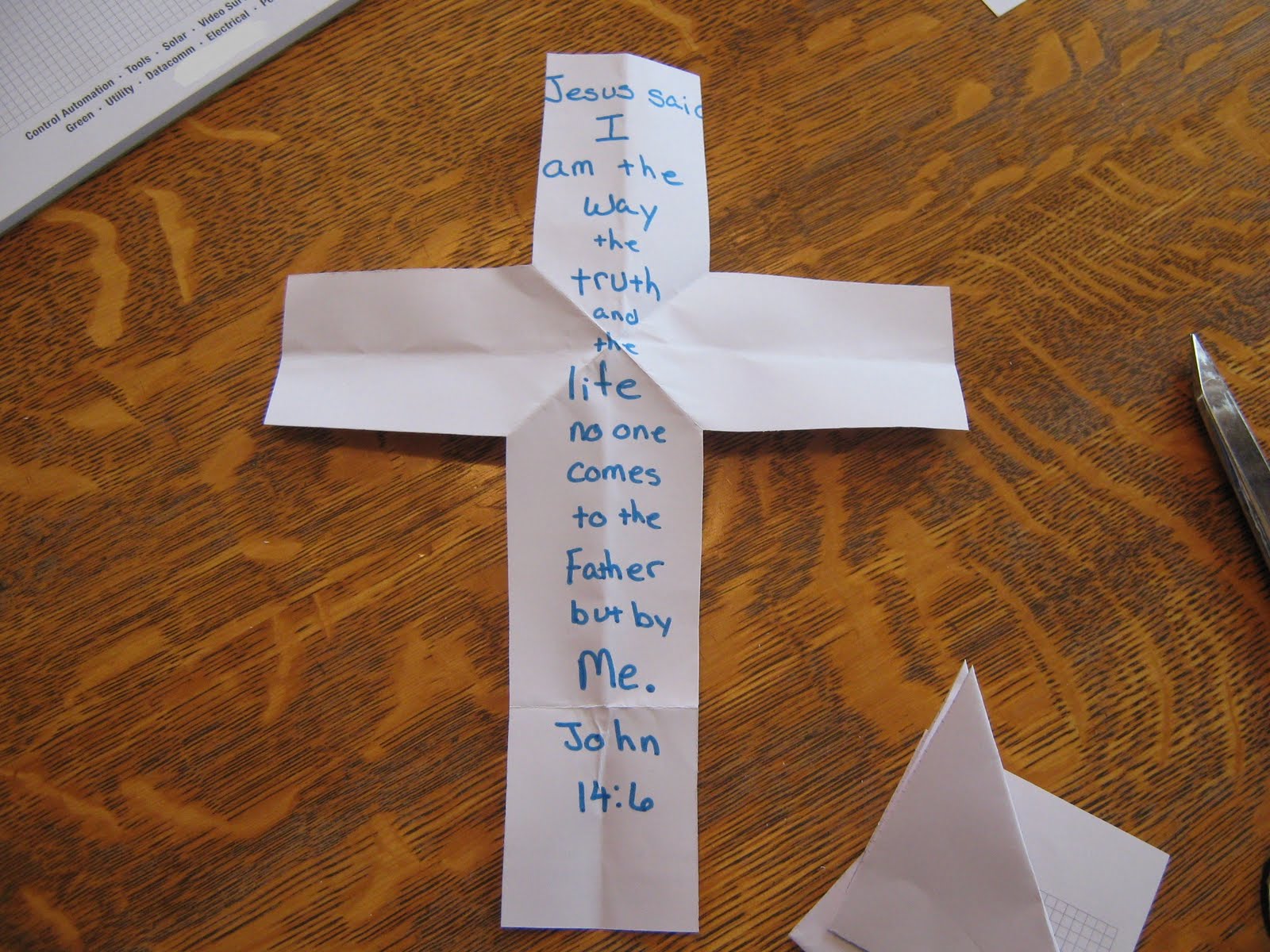 Paper Folding Cross at Bruce Lohr blog