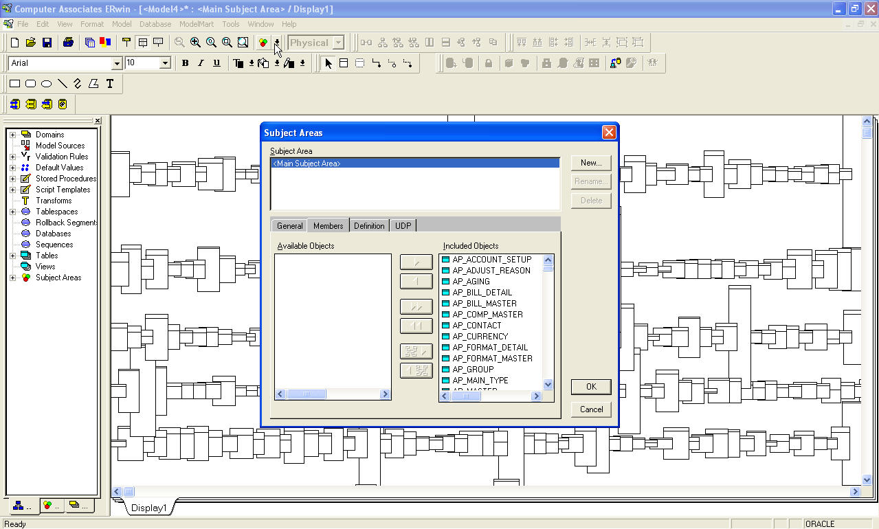 wundee~~~!! o_O: gen ER-diagram จาก base ด้วย ERwin