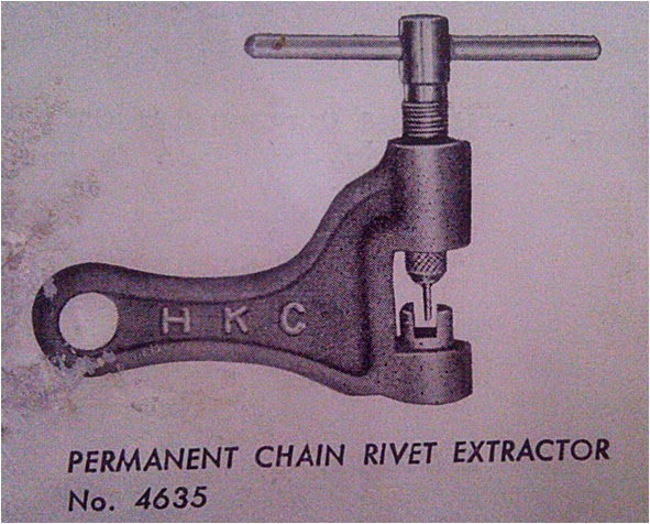 Koleksi Barang Djadoel: PERMANENT CHAIN RIVET EXTRACTOR