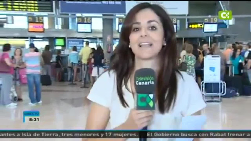 Bellas Presentadoras Canarias: MIRIAM... REPORTERA TV CANARIA