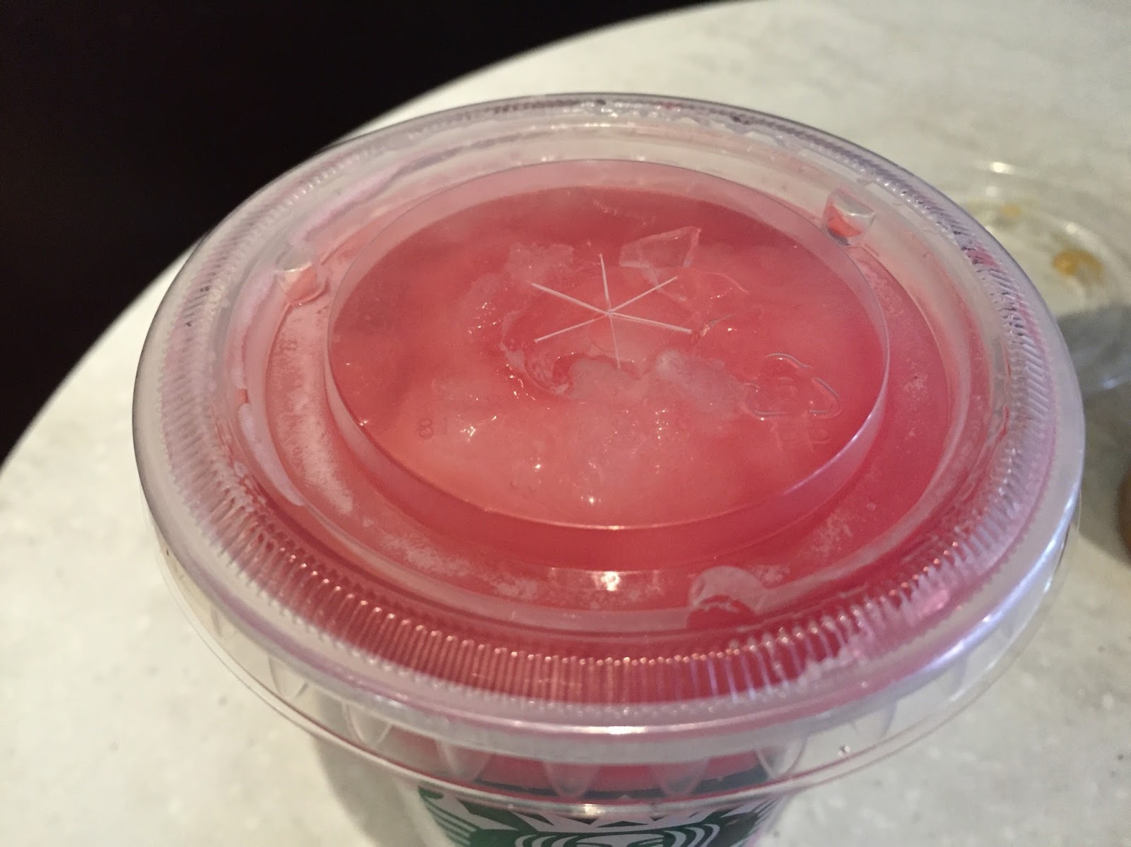 Youthberry White Tea Granita From Starbucks / スターバックスのユースベリー ホワイトティー ...