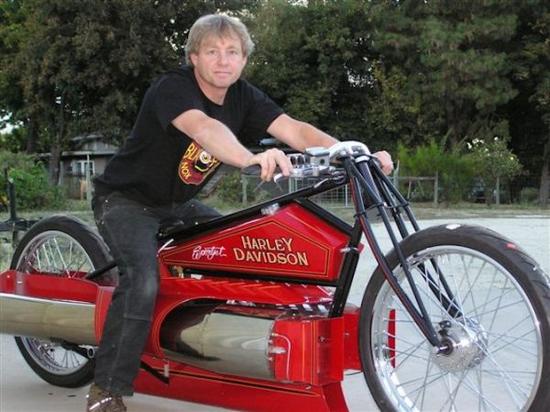Custom built jet-powered bike aims to better 200mph speed record