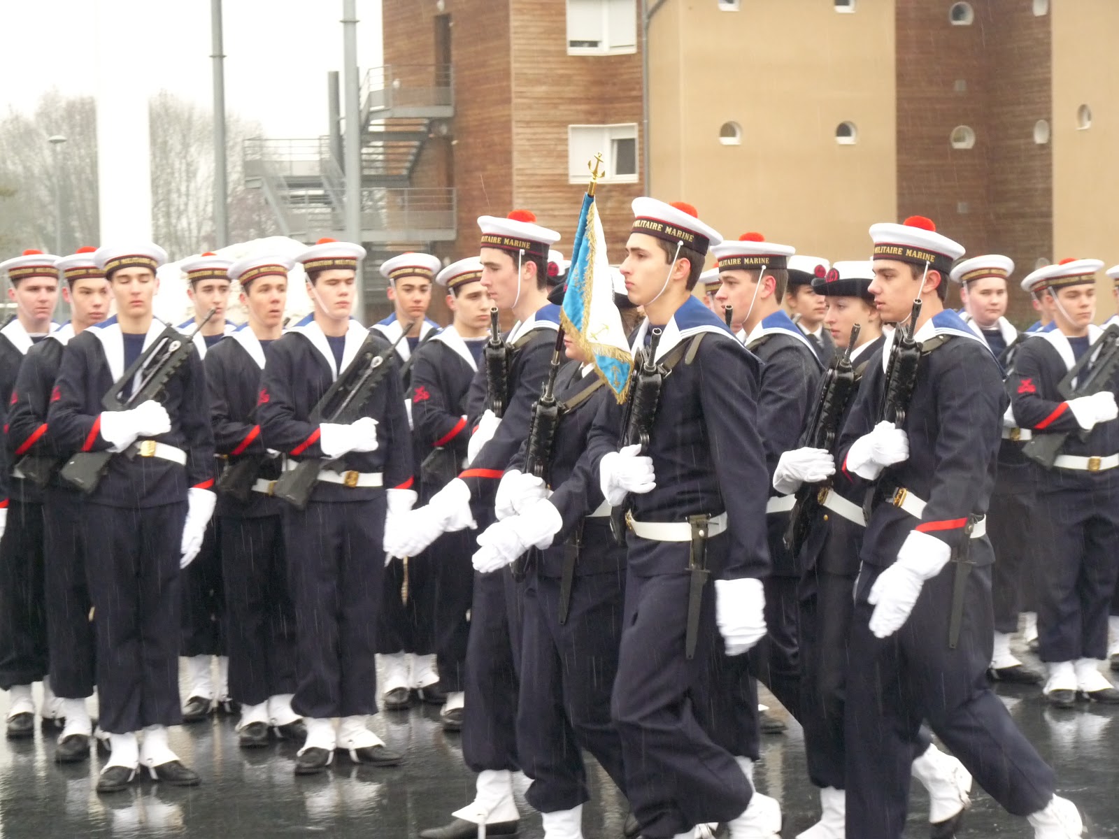 PREPARATION MILITAIRE MARINE DE BRIVE: CEREMONIE DE REMISE DU FANION