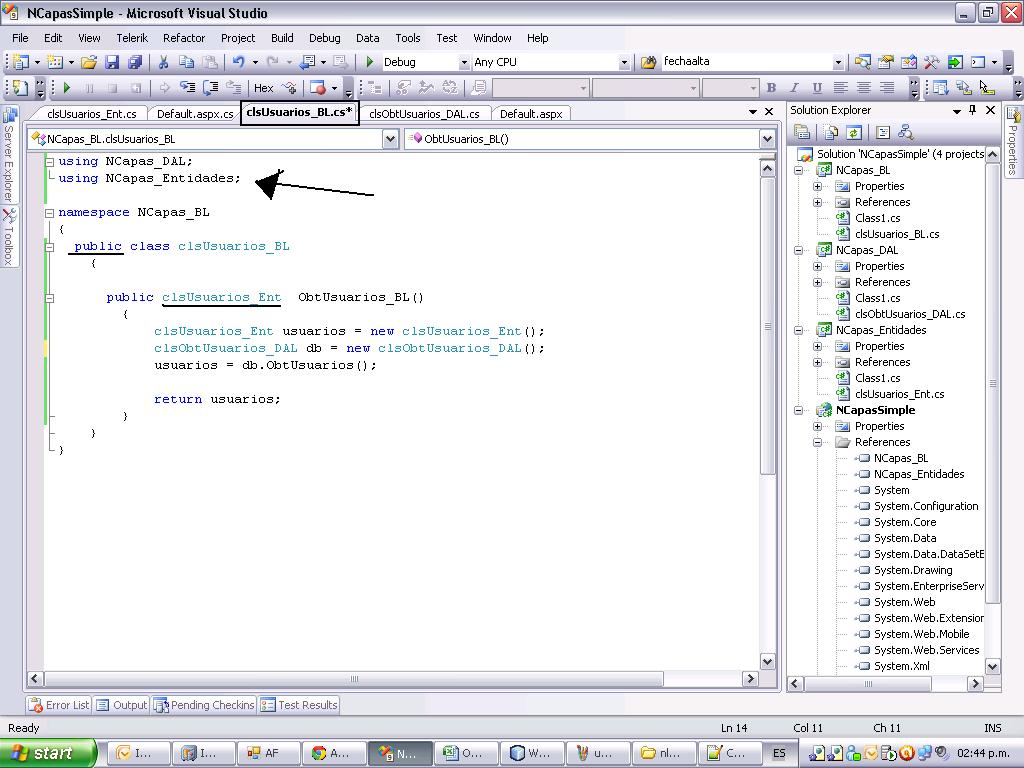 Cronicas de un Desarrollador .NET: ASP.NET en N-Capas con C# y ...