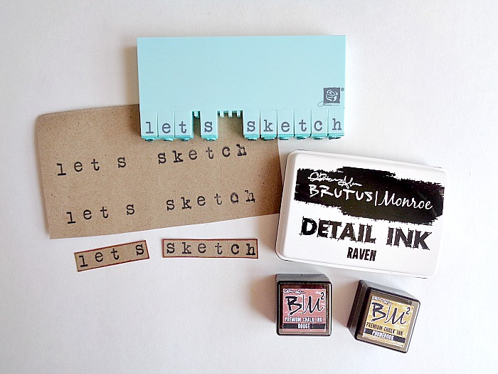 DIY: Transform A Plain Card Into A Fun Sketch Pad - Running With A Glue Gun