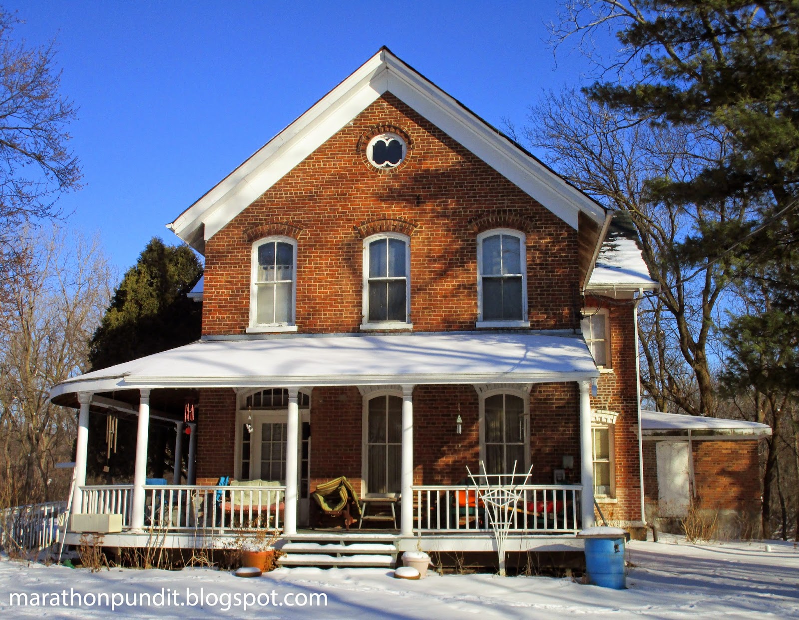 Marathon Pundit: (Photos) 1850s pioneer home in Des Plaines, Illinois