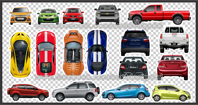 500 CARS PNG ~ ZENT DESIGN 2D