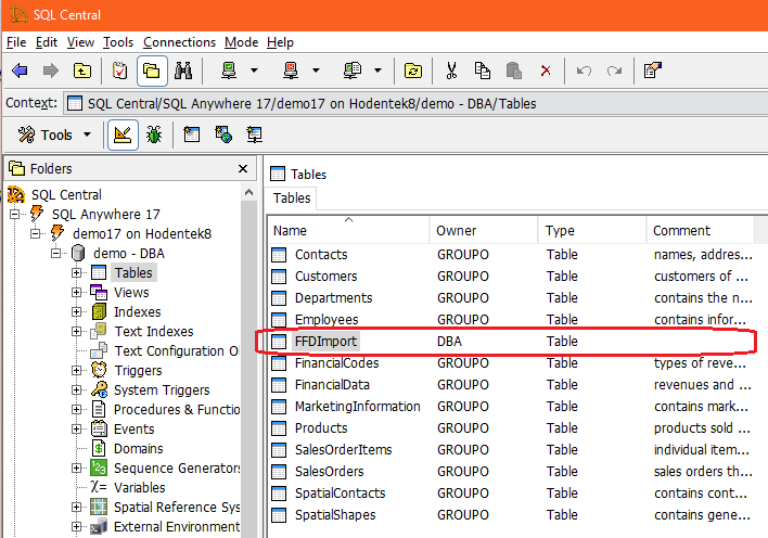 HodentekMSSS: Importing a CSV file into SAP's SQL Anywhere 17 HodentekMSSS: Importing a CSV file into SAP's SQL Anywhere 17